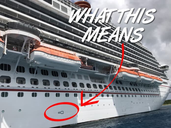 What These Strange Symbols on a Cruise Ship’s Hull Really Mean ...