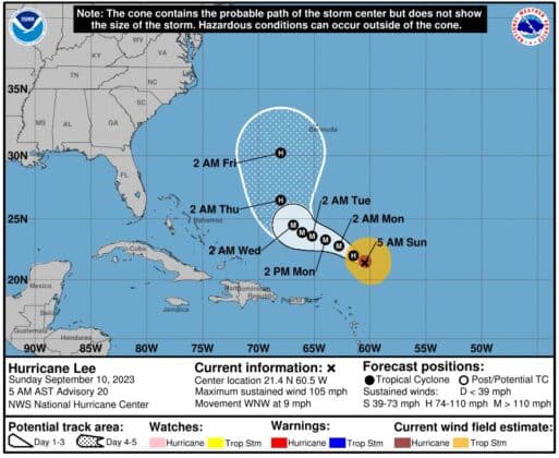 Hurricane Lee Causes Changes to Cruise Itineraries. Here’s the Latest ...