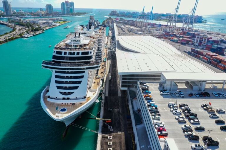 The New World’s Largest Cruise Terminal Welcomes its First Ship ...