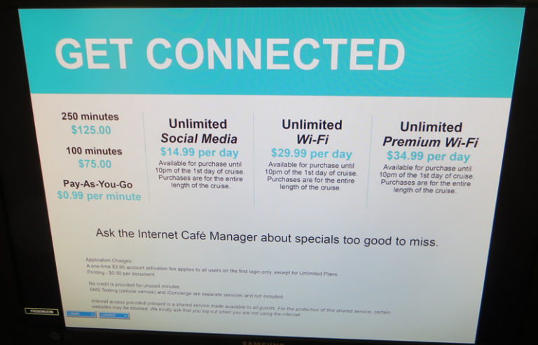 How Much Internet Costs on Norwegian Cruise Lines | Cruzely.com